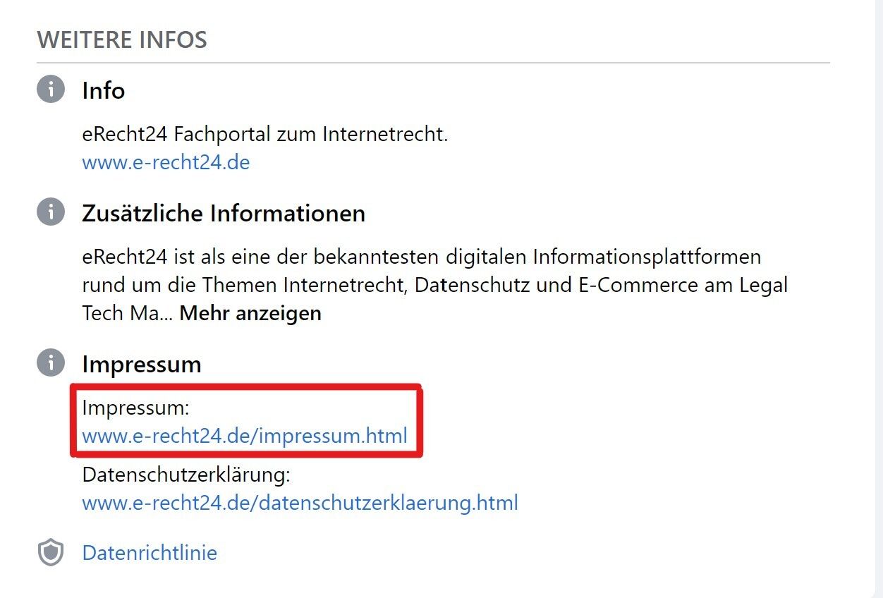 Auch bei Facebook ist ein Impressum Pflicht: Kostenloser Generator für Ihr Impressum auf Facebook